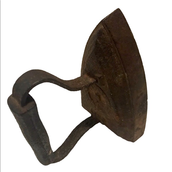 Other | Vintage Antique Heavy 6 Sad Cast Iron Flat Iron | Poshmark